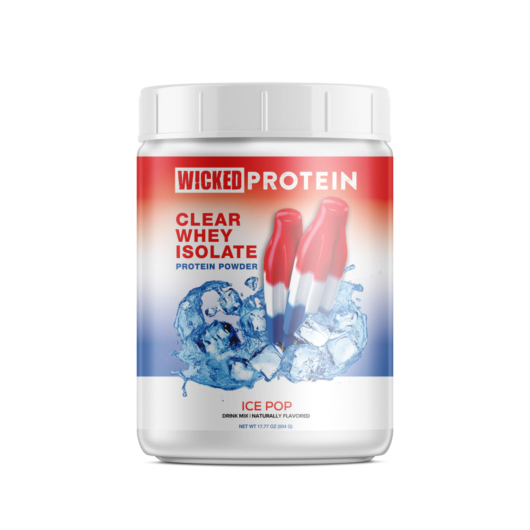 WICKED Ice Pop Clear Whey Isolate Protein Powder (IN STOCK)